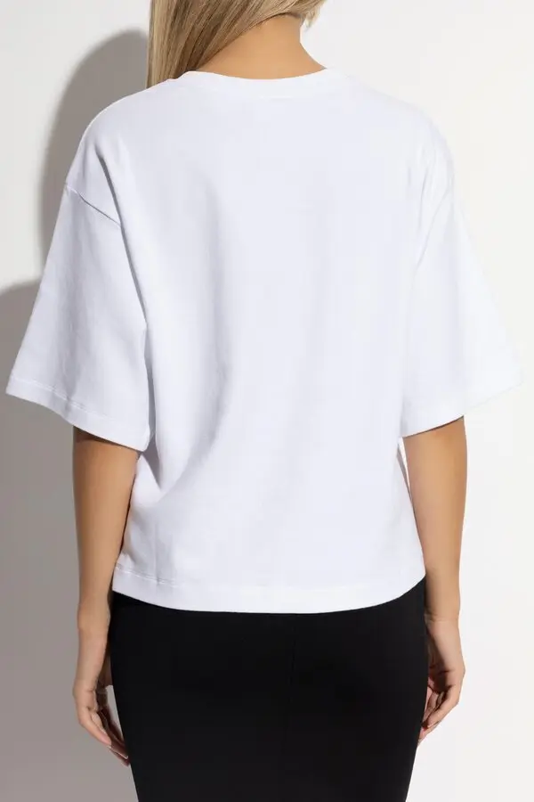 Dolce & Gabbana Logo Embroidered Crewneck T-shirt