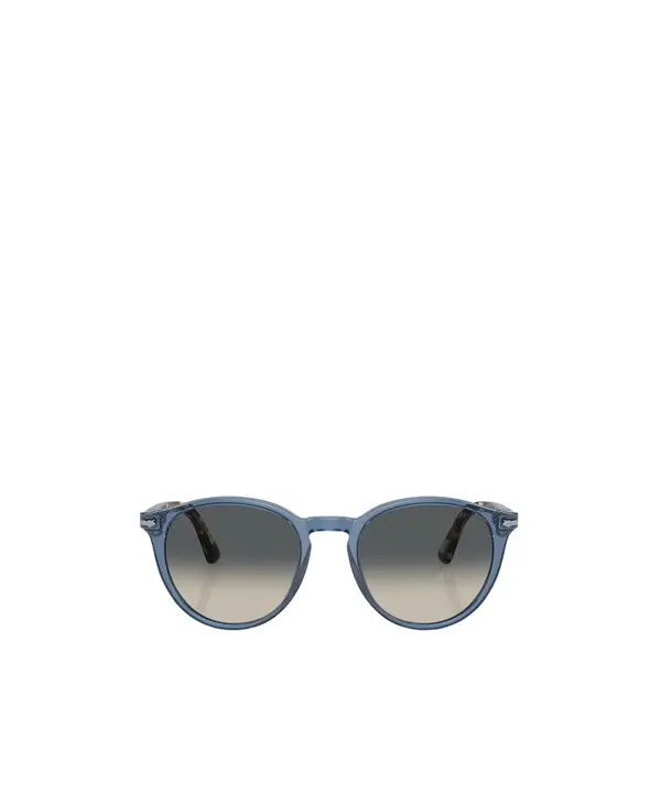 Persol Round Frame Sunglasses - Clear Navy Blue