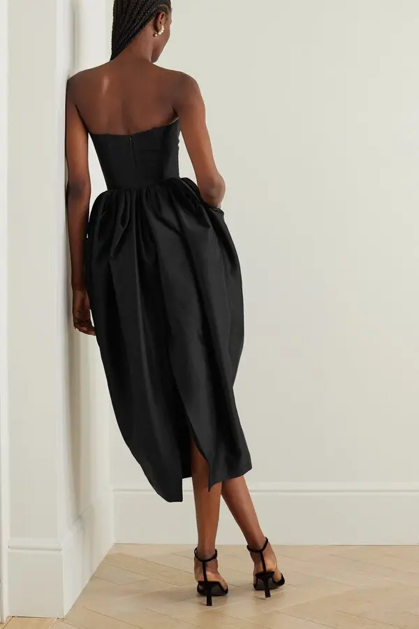 Zimmermann Strapless Wrinkled Detail Sleeveless Dress