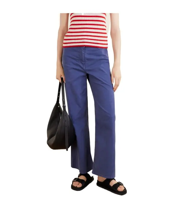 NILI LOTAN Megan Wide-leg Pants - Blue