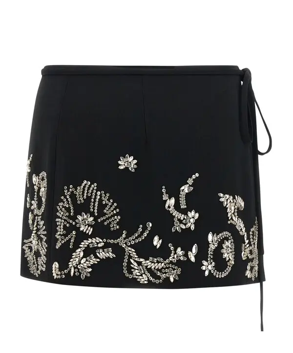 Dries Van Noten Embellished Mini Skirt