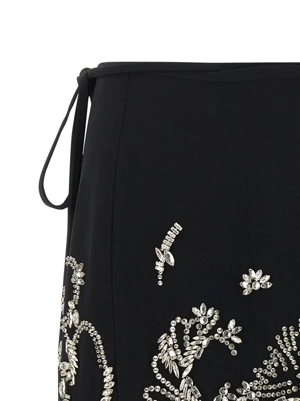 Dries Van Noten Embellished Mini Skirt