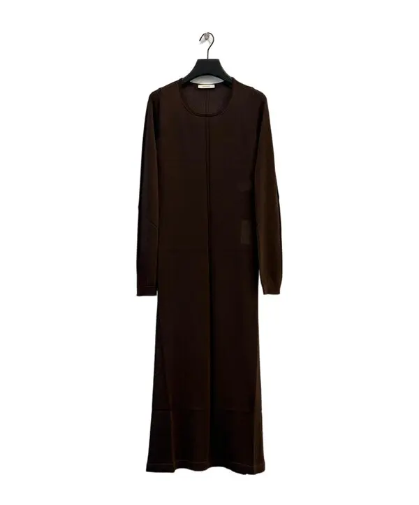 LEMAIRE Long Sleeve Round Neck Dress