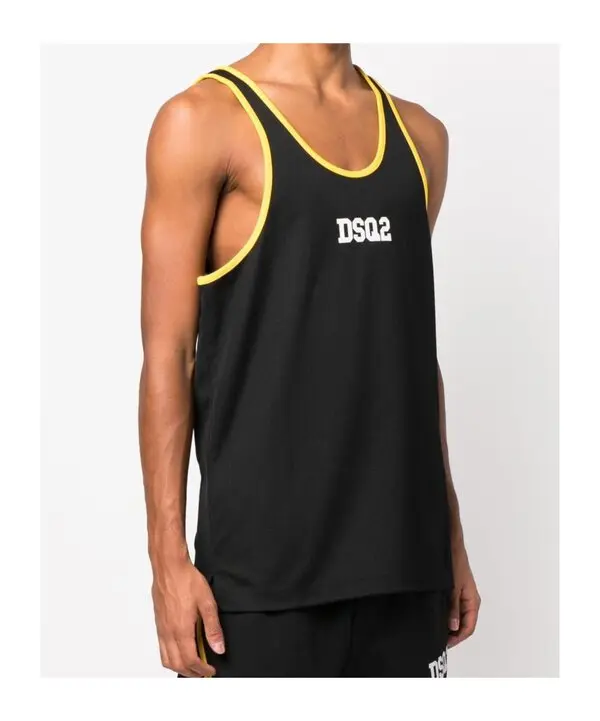 Dsquared2 Rib Knitted Logo Vest