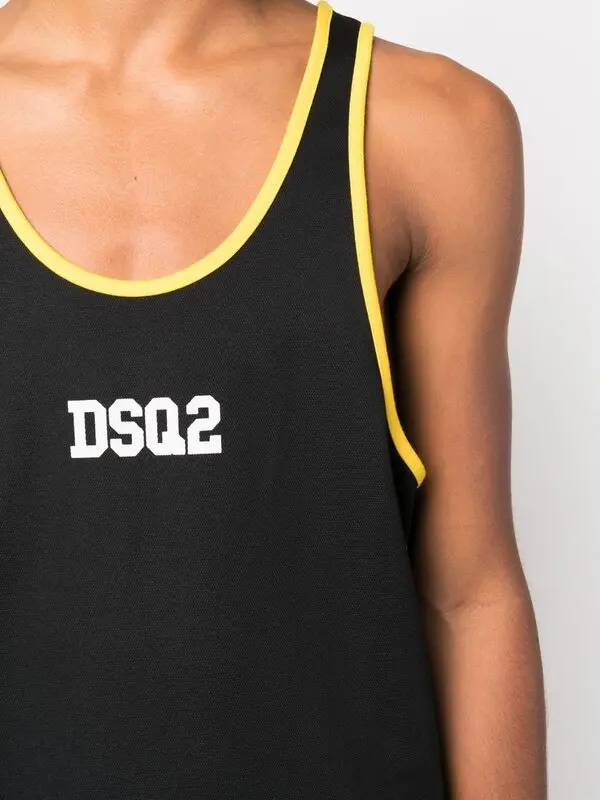 Dsquared2 Rib Knitted Logo Vest