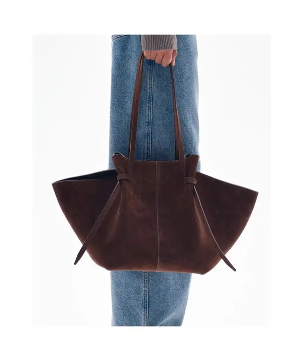 Yuzefi Mochi Large Shoulder Bag - Brown