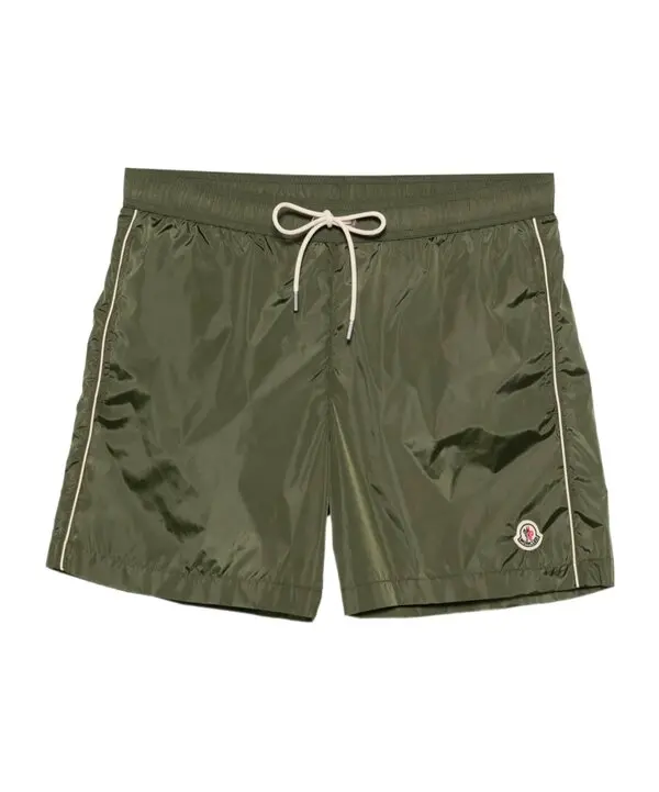 Moncler Lisere Trim Swim Shorts - Turquoise