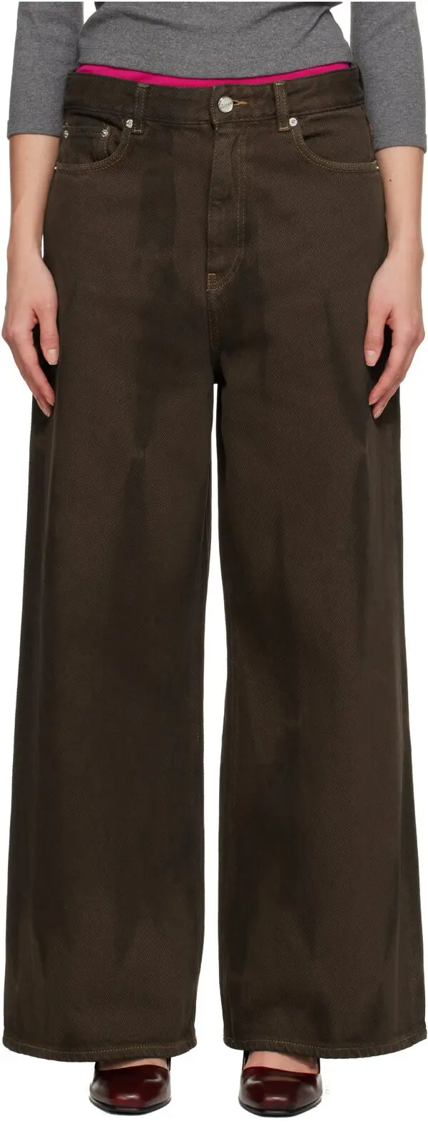 GANNI Wide-leg Jeans