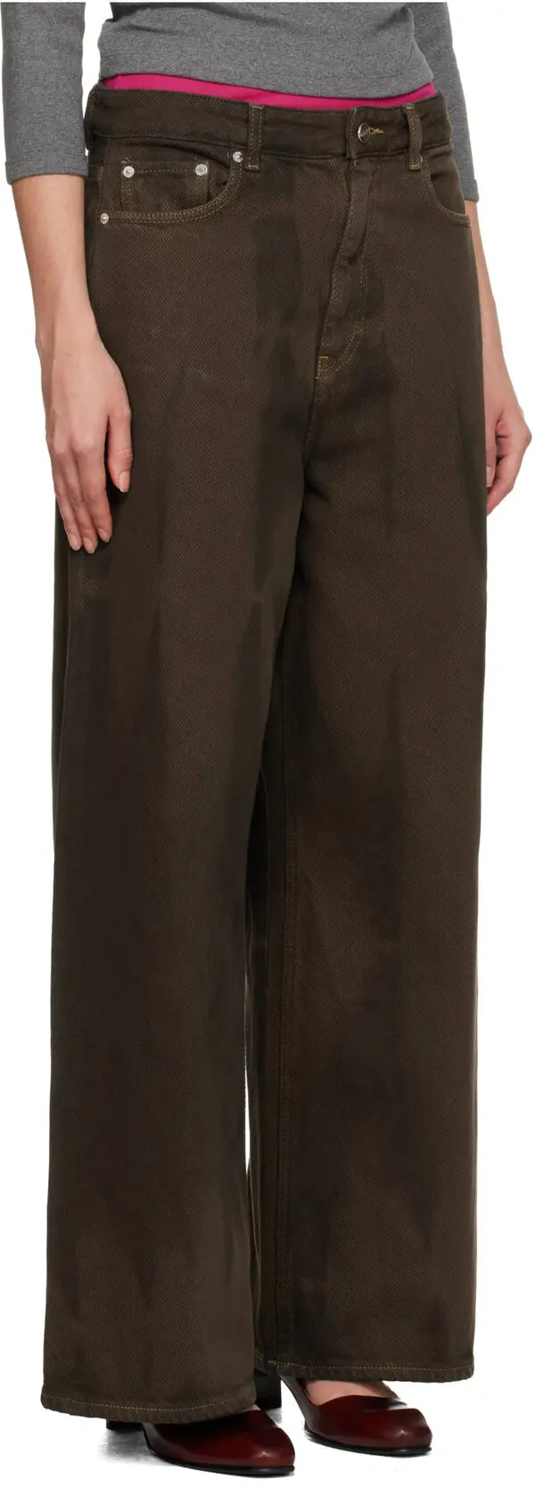 GANNI Wide-leg Jeans