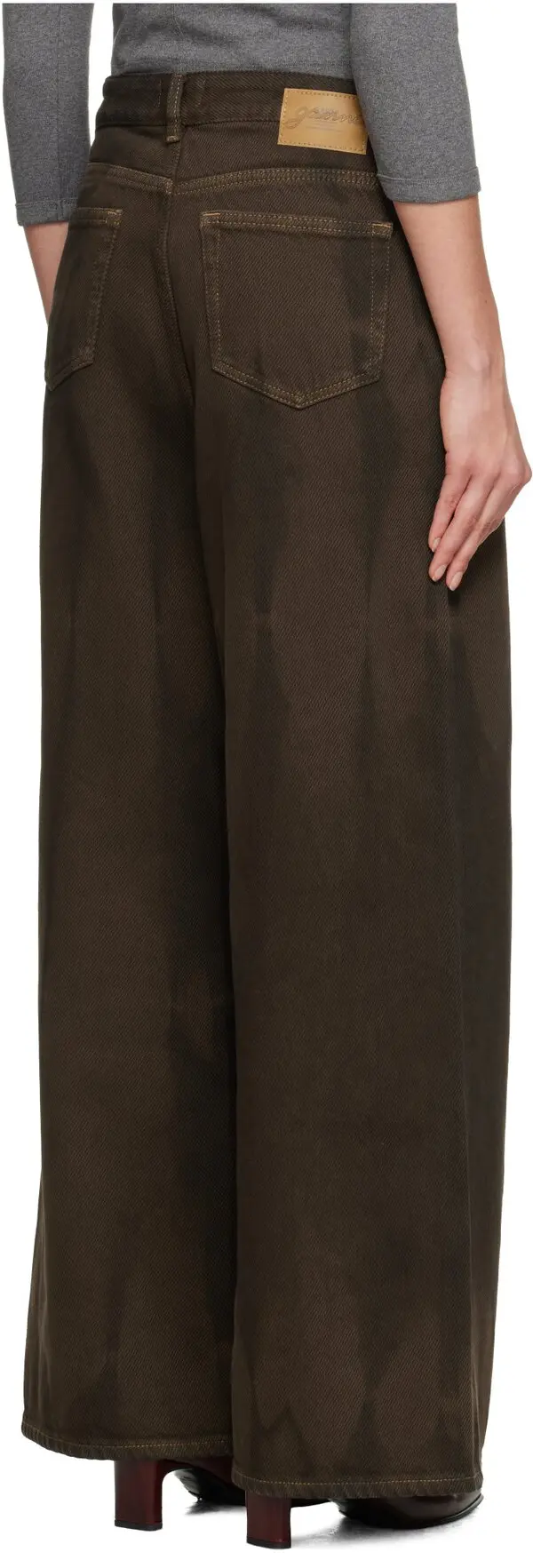 GANNI Wide-leg Jeans