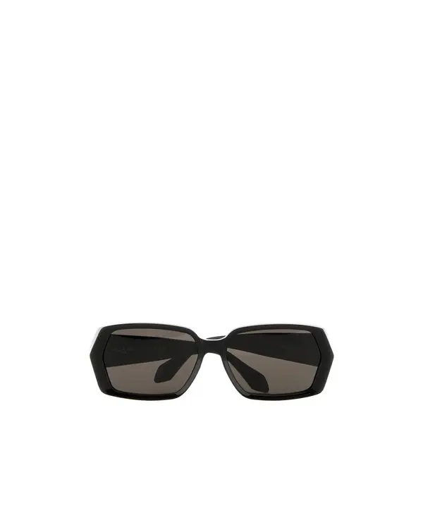 Alaïa Geometrically Framed Sunglasses - Black