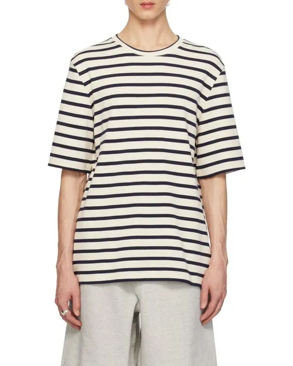 JIL SANDER Striped Crewneck T-shirt