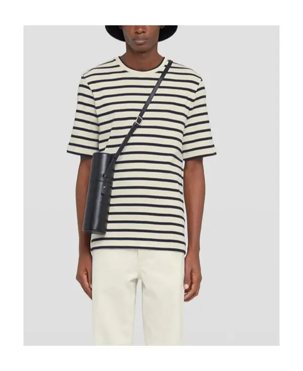 JIL SANDER Striped Crewneck T-shirt