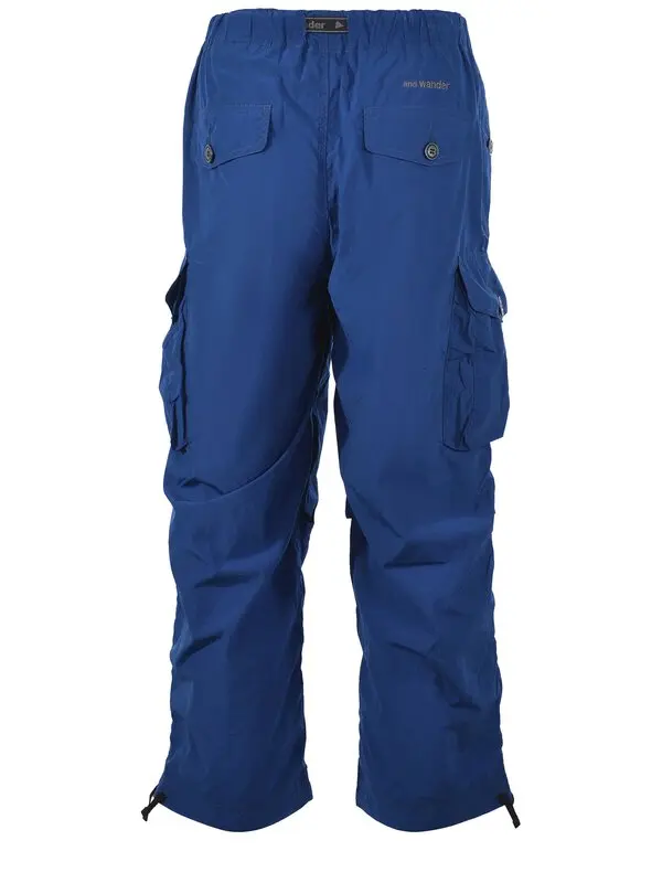 AND WANDER Utility Cargo Pants - Blue