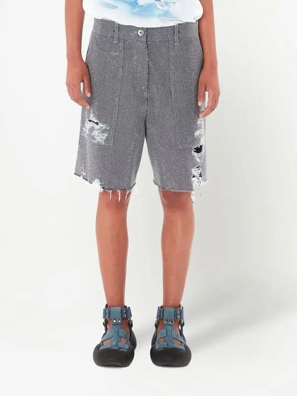 J.W.ANDERSON Jw Anderson Embellished Distressed Shorts