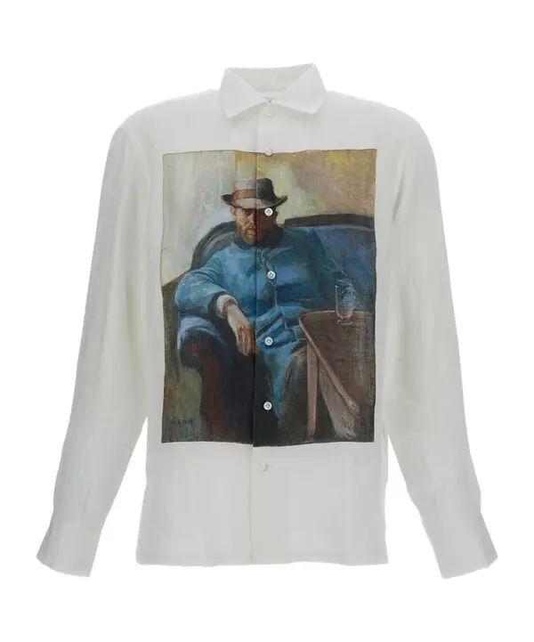 Junya Watanabe Graphic Printed Button-up Shirt - Multicolor