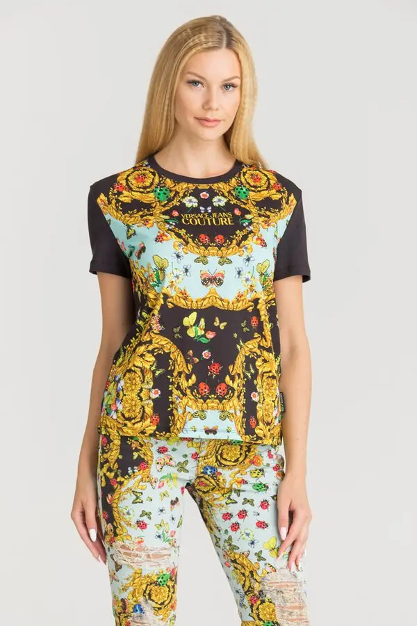 Versace Logo Detail T-shirt