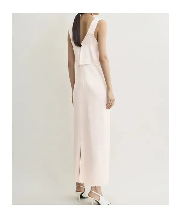 TOTEME V-neck Slip Dress With Slit Detail