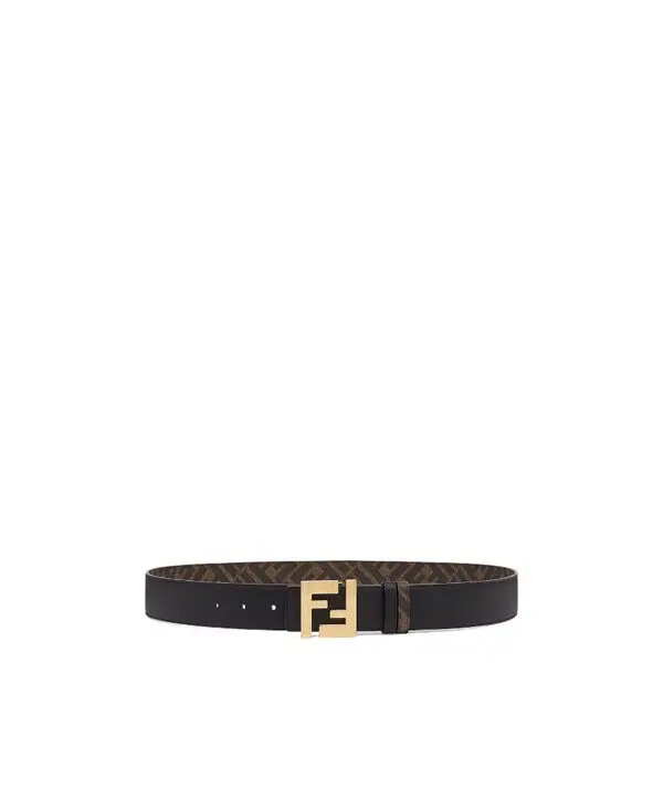 Fendi Reversible Ff Squared Belt - Brown