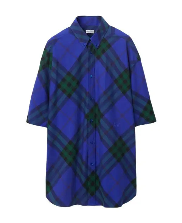 Burberry Checkered Short-sleeved Shirt