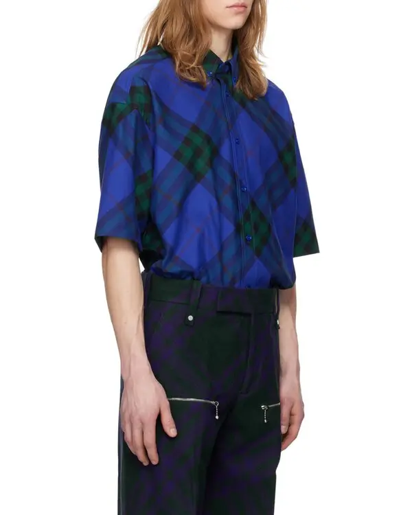 Burberry Checkered Short-sleeved Shirt