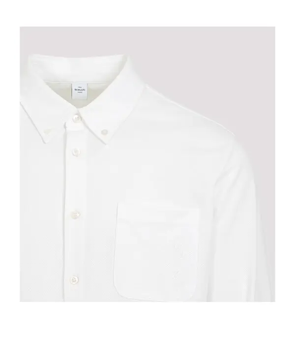 Berluti Collared Long-sleeve Shirt