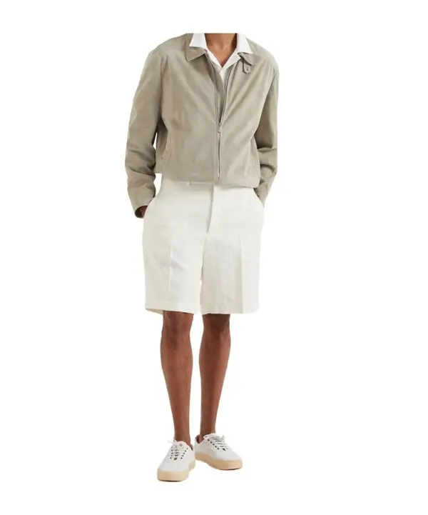 Brunello Cucinelli Mid-rise Bermuda Shorts - Panama Color