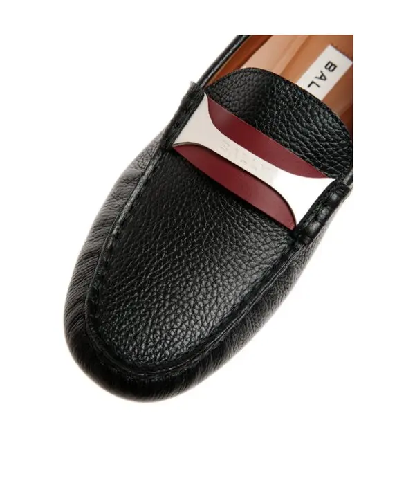 Bally Perthy Striped Detail Loafers