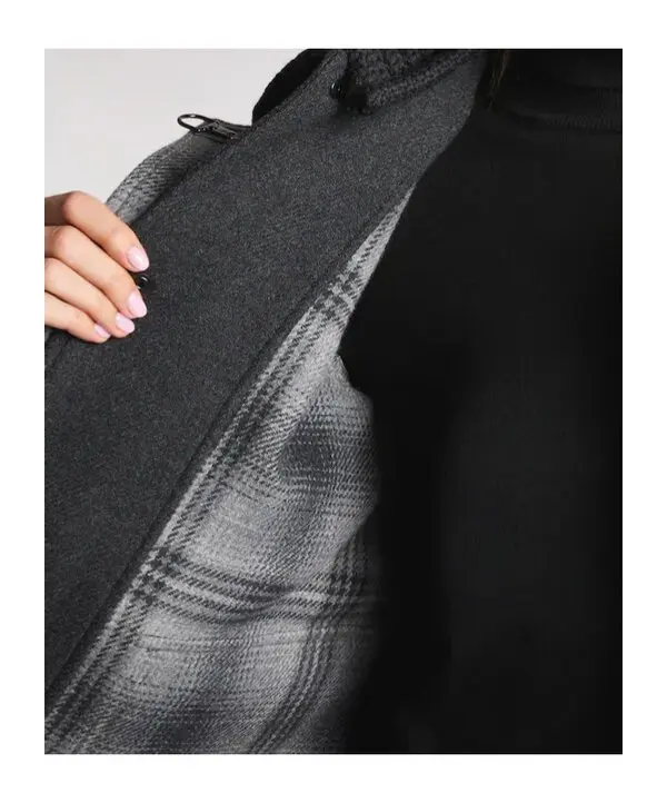 FAY Ribbed Collar Toggle Jacket