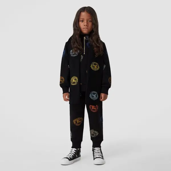 Burberry Equestrian Knight-print Track Pants