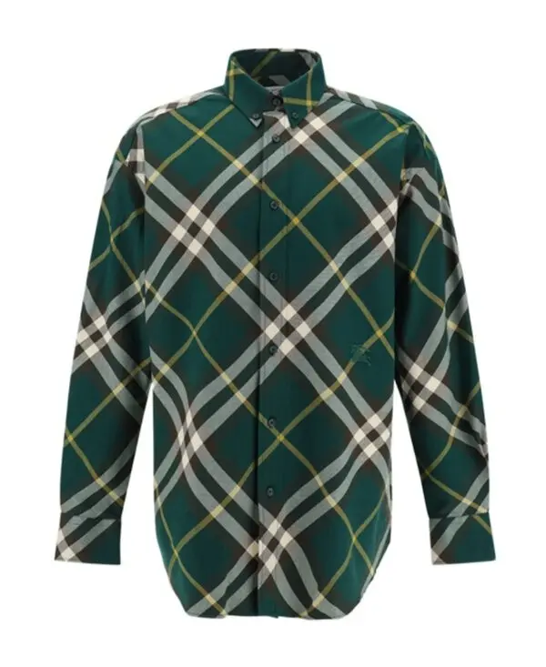 Burberry Checked Buttoned Shirt