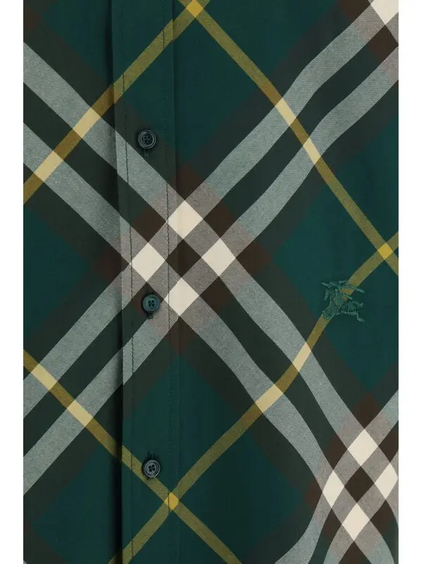Burberry Checked Buttoned Shirt