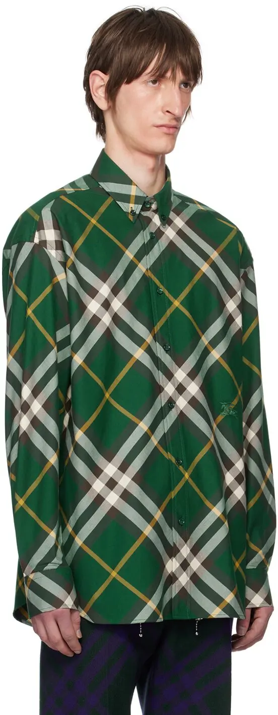 Burberry Checked Buttoned Shirt