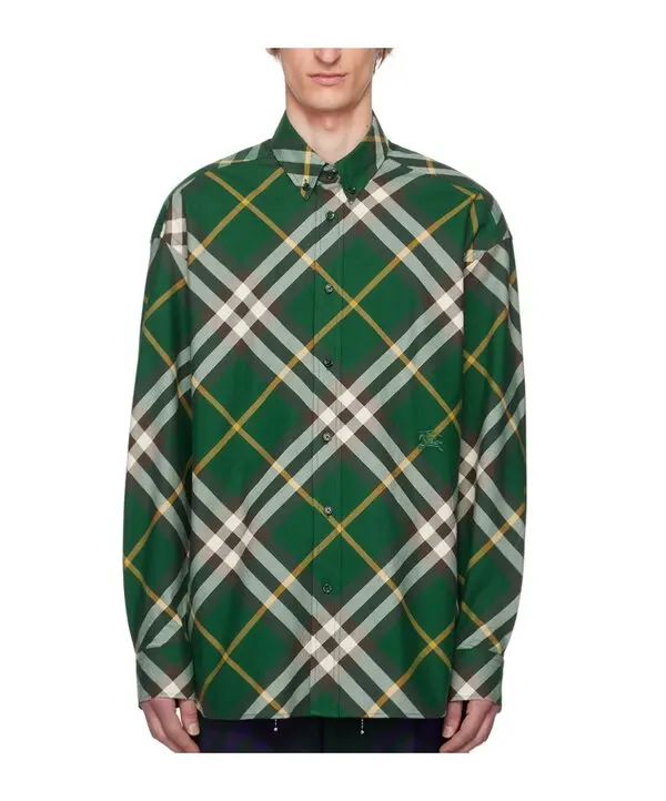 Burberry Checked Buttoned Shirt