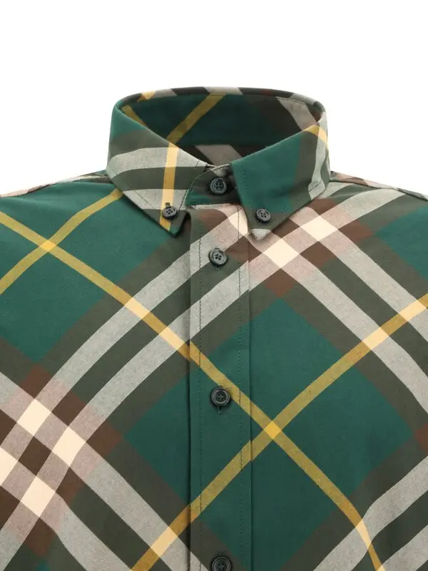 Burberry Checked Buttoned Shirt
