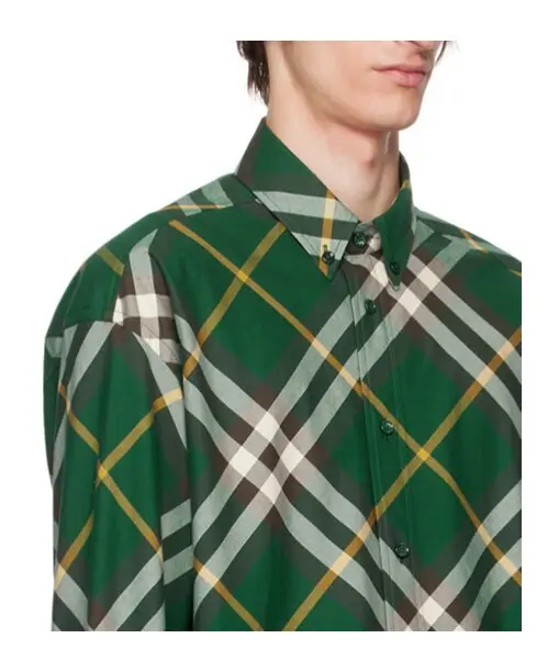 Burberry Checked Buttoned Shirt