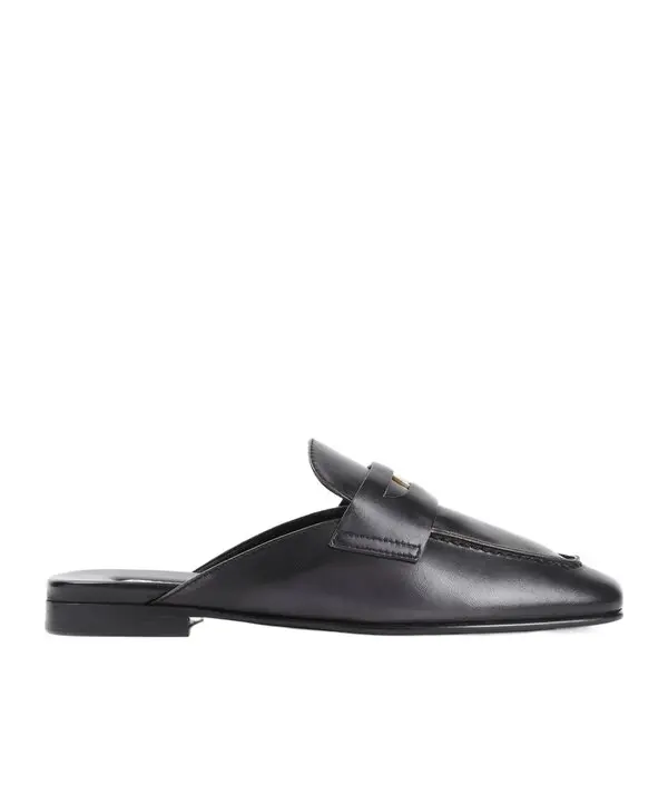 Miu Miu Bleached Leather Loafers