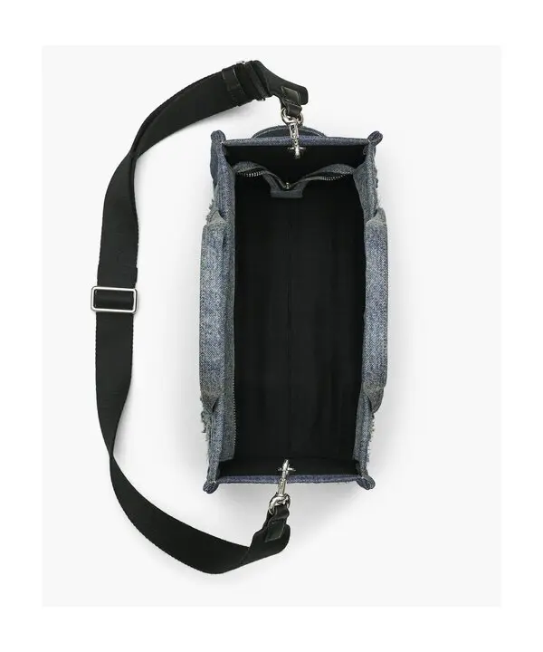 Marc Jacobs The Rip And Repair Denim Medium Tote Bag - Black