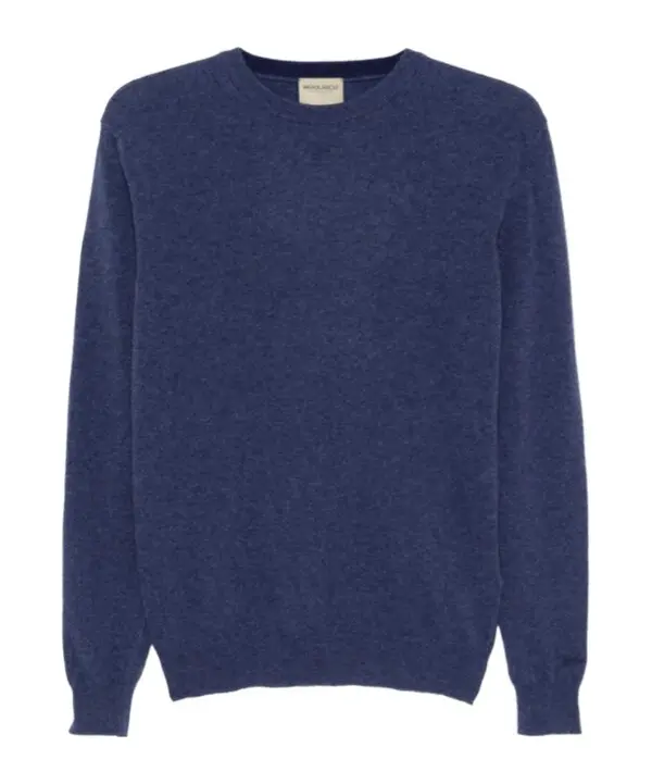 Woolrich Logo Embroidered Crewneck Jumper - Blue