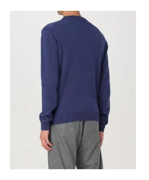 Woolrich Logo Embroidered Crewneck Jumper - Blue