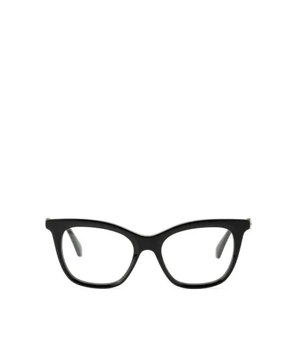 Off-White Logo Plaque Eyeglasses - Black