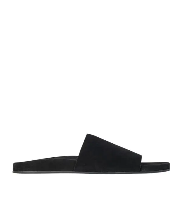 THE ROW Hugh Suede Slippers