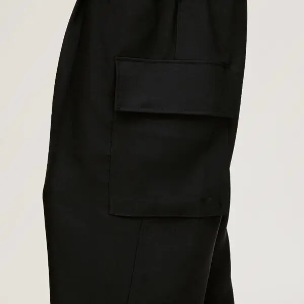 Y3 Sport Uniform Straight-leg Cargo Trousers - Black
