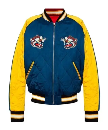 Kenzo Tiger Embroidered Reversible Bomber Jacket