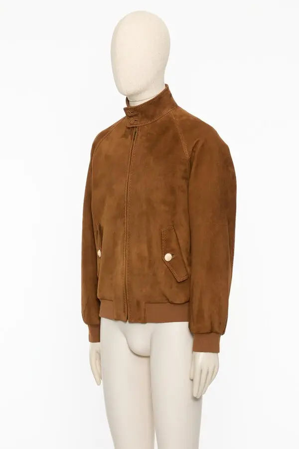 Valentino Garavani Zip-up Mock Neck Jacket