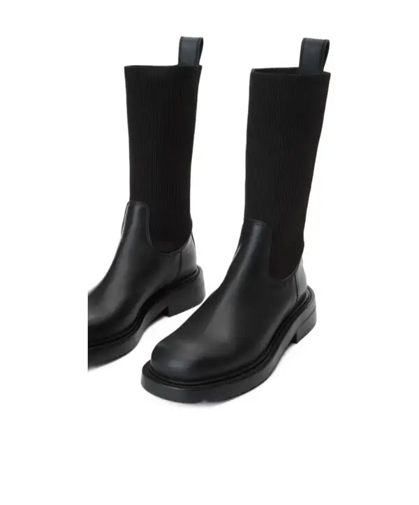 Alexander Wang Logo Plaque Detroit Sock Boots