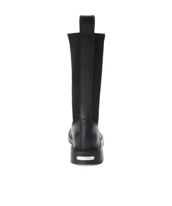 Alexander Wang Logo Plaque Detroit Sock Boots