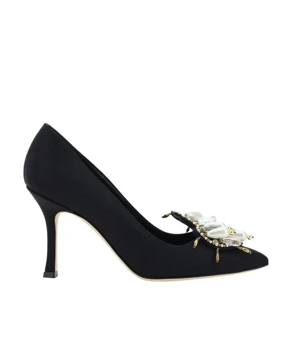 Manolo Blahnik Embellished Stiletto Pumps