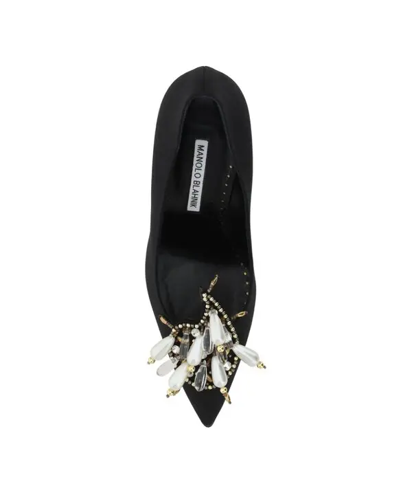 Manolo Blahnik Embellished Stiletto Pumps