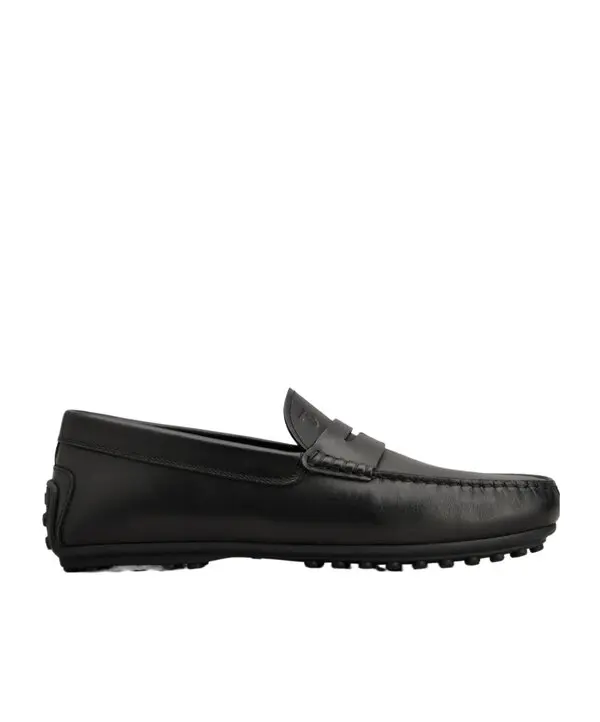 TOD'S City Gommino Driving Loafers - Black